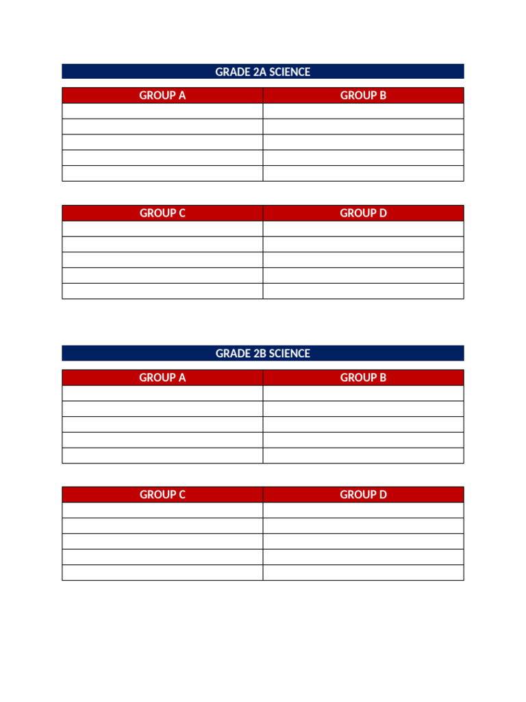 Class Groups for Activities | PDF