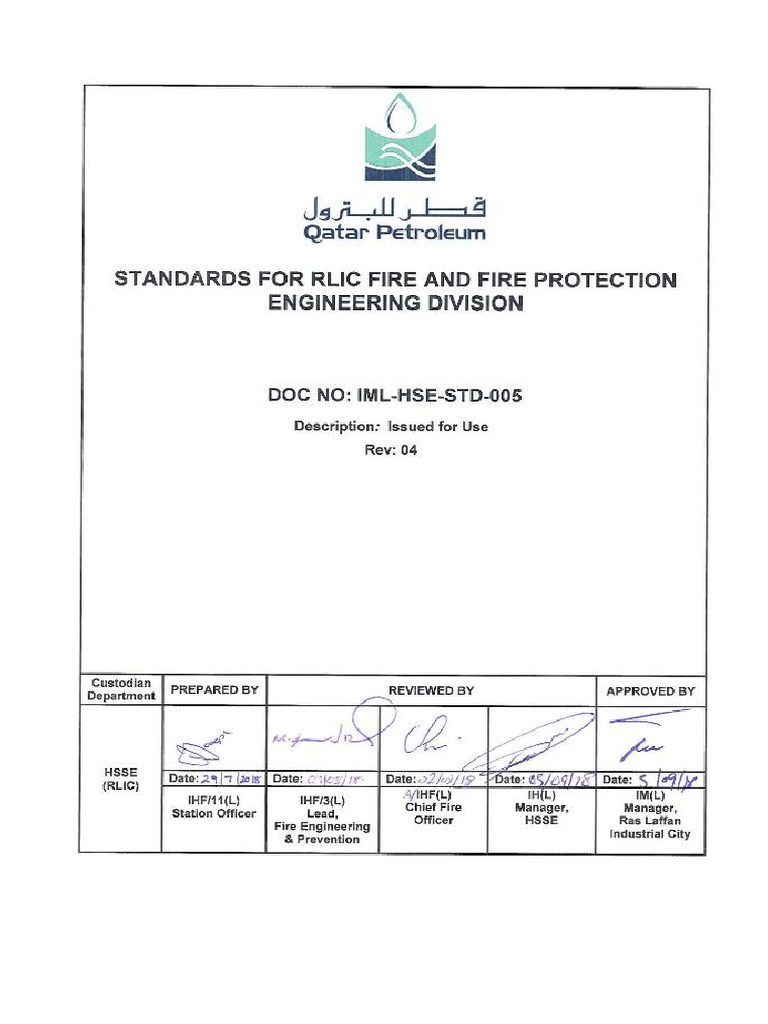 Iml Hse STD 005 | PDF | Firefighter | Firefighting