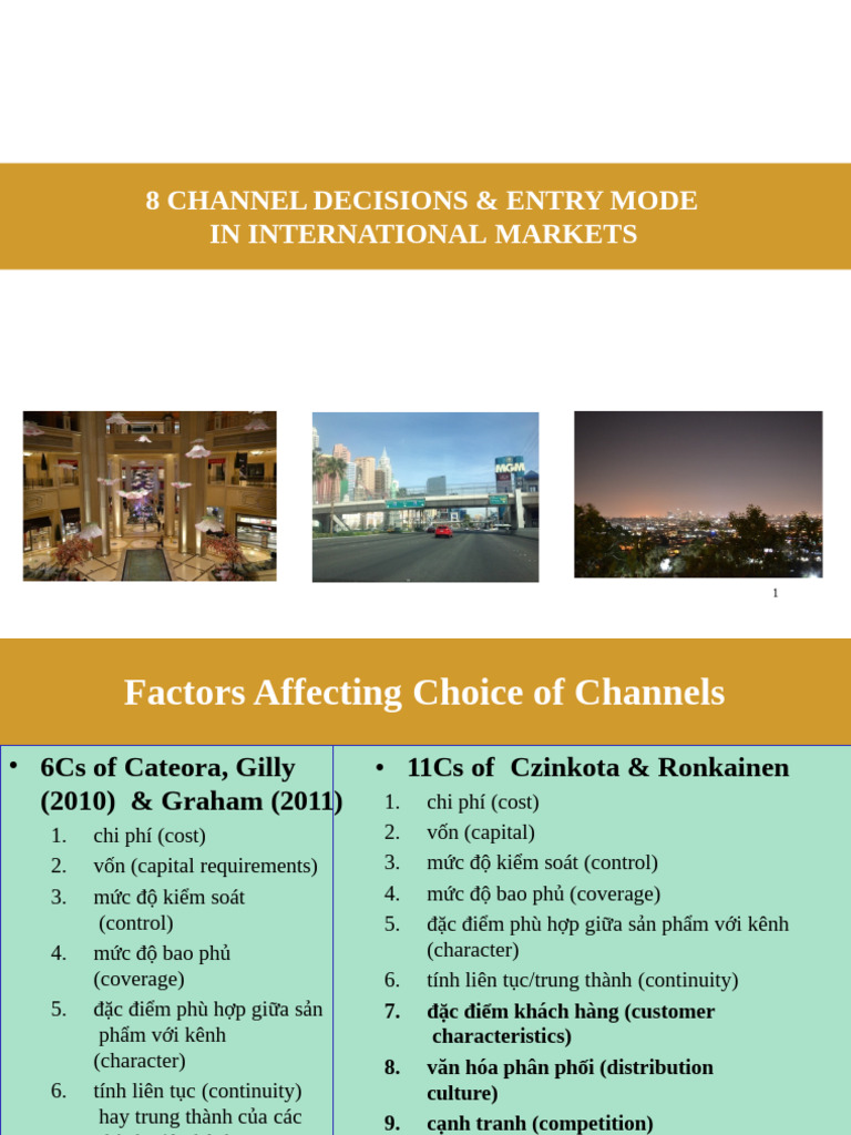 6 Channel Decisions Entry Mode | PDF