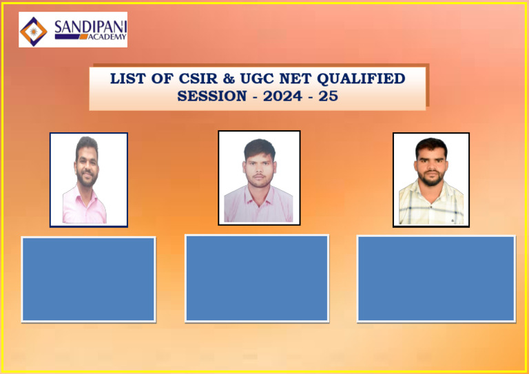 UGC NET Qualified Candidates 2024-25 | PDF