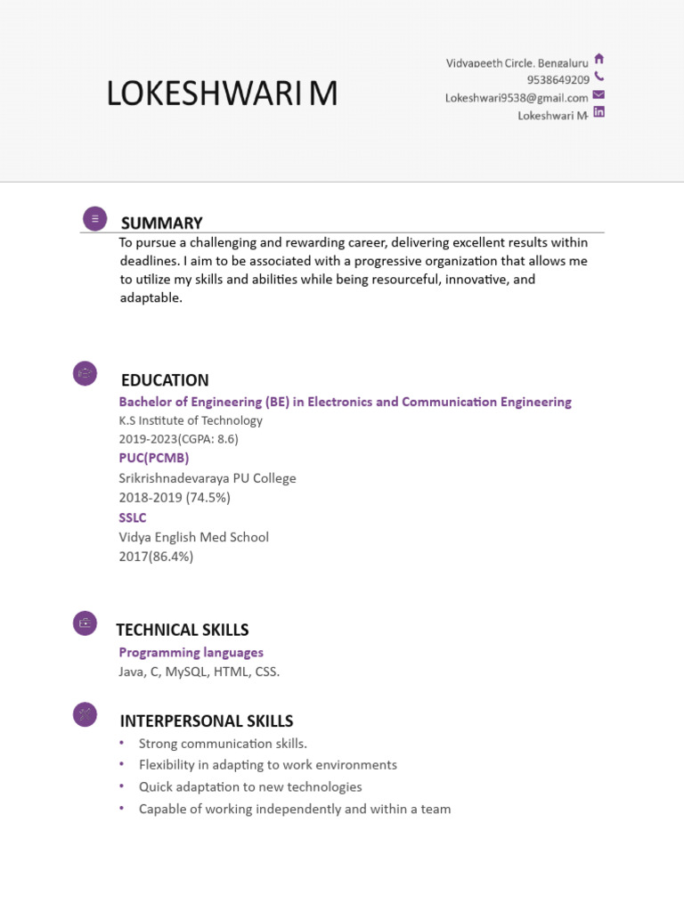 M Lokeshwari.@ | PDF | Technology & Engineering