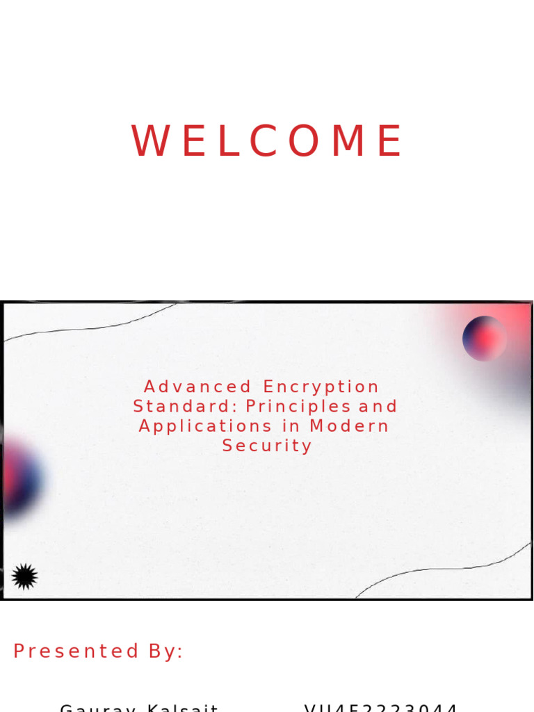 AES PPT SEM V | PDF | Security Engineering | Cybercrime