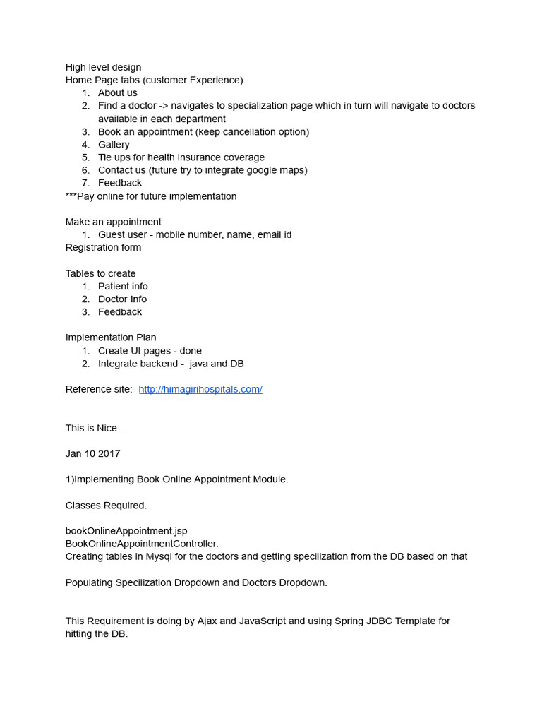 HOSPITAL MANAGEMENT PROJECT | PDF | Computing | Software Development