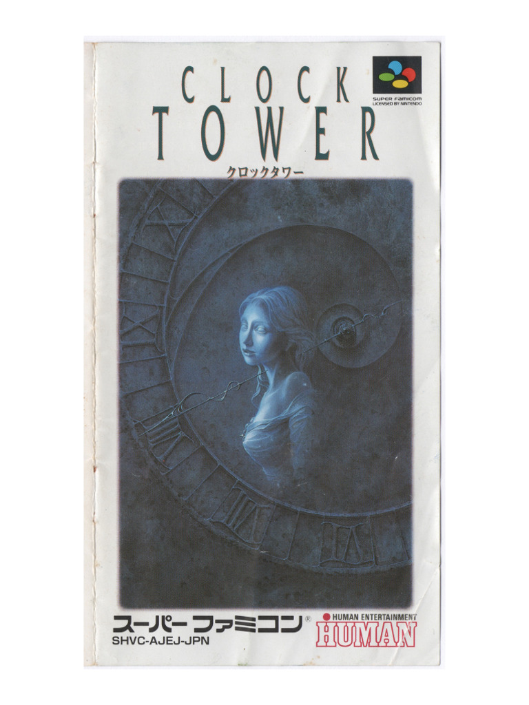 ClockTower SNES-Manual (01) 2 | PDF