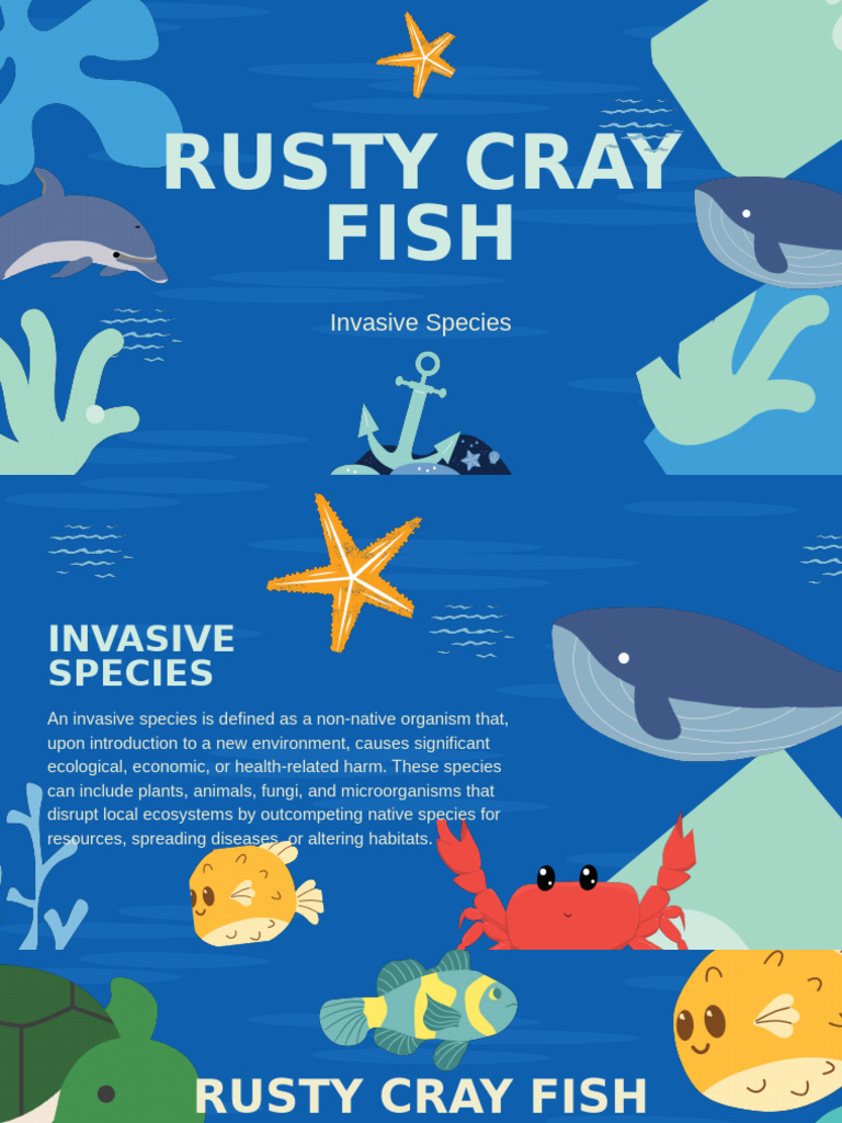 Rusty Crayfish: Invasive Species Impact | PDF | Home & Garden