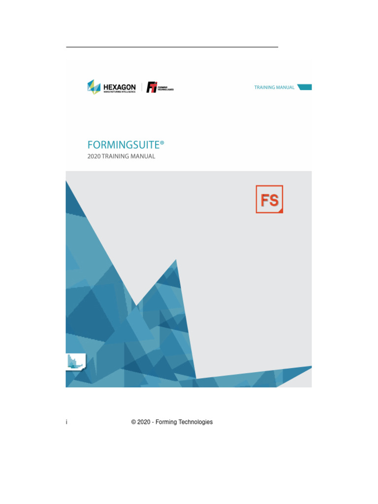 Forming_2020_FormingSuite_Training_Manual | PDF | Deformation ...