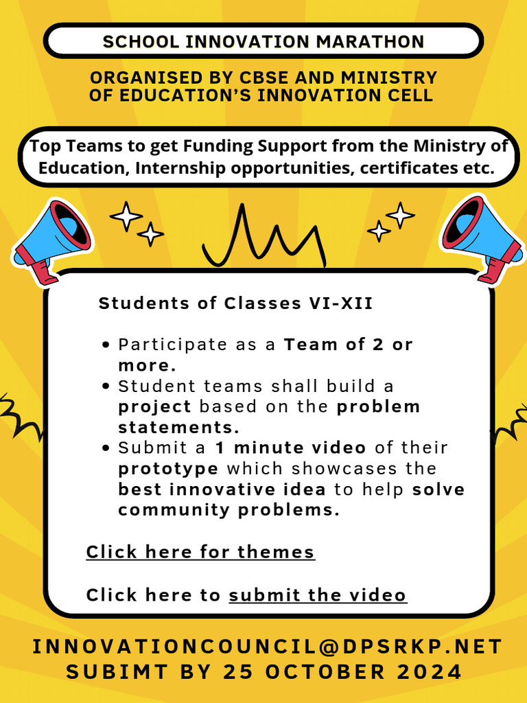 School Innovation Marathon | PDF | Business | Art