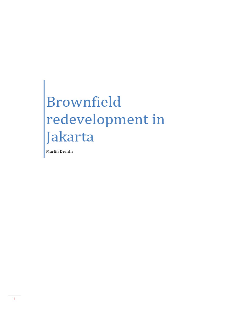Brownfield_redevelopment_in_Jakarta | PDF