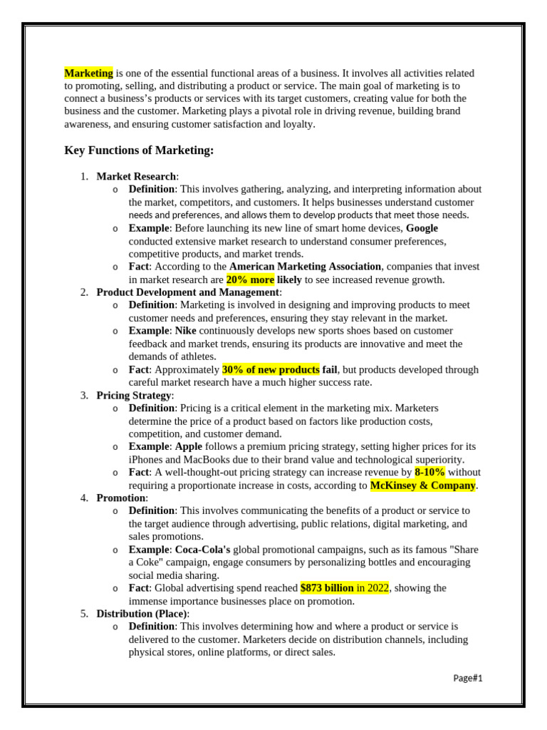 INTRO TO Business 3. MARKETING | PDF | Marketing | Digital Marketing