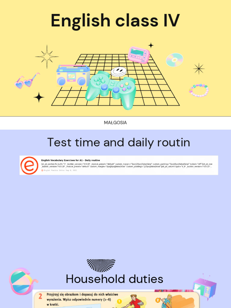 English Class IV | PDF