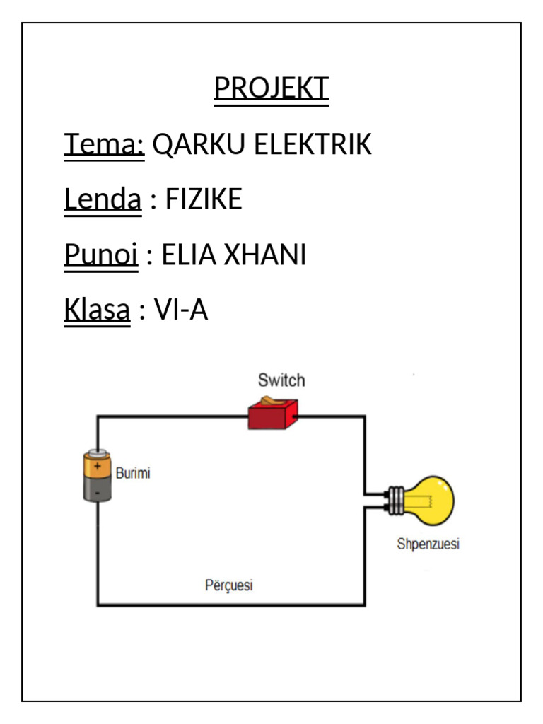 PROJEKT Fizike | PDF
