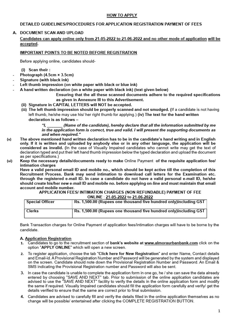 How to Apply | PDF | Image Scanner | Payments