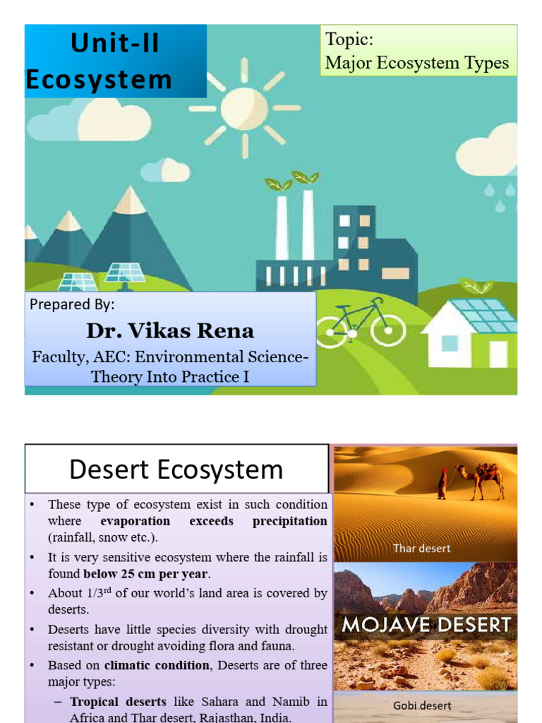 Major Desert and Aquatic Ecosystems | PDF | Aquatic Ecosystem | Estuary