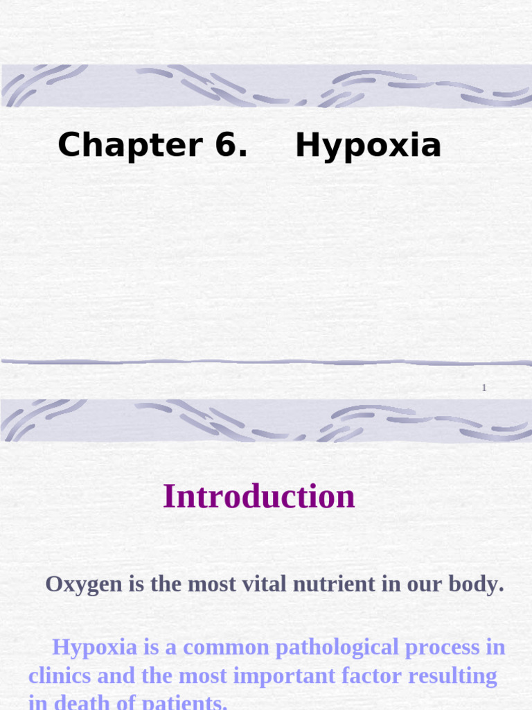 Understanding Hypoxia: Causes and Mechanisms | PDF | Blood | Hemoglobin
