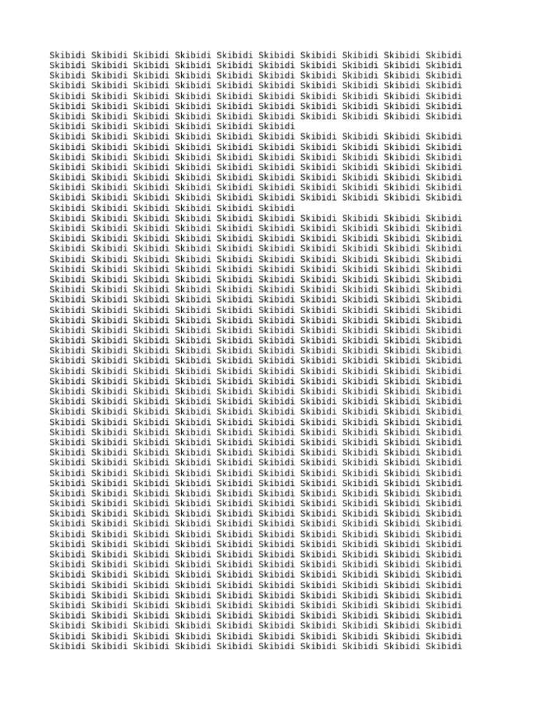 Skibidi | PDF