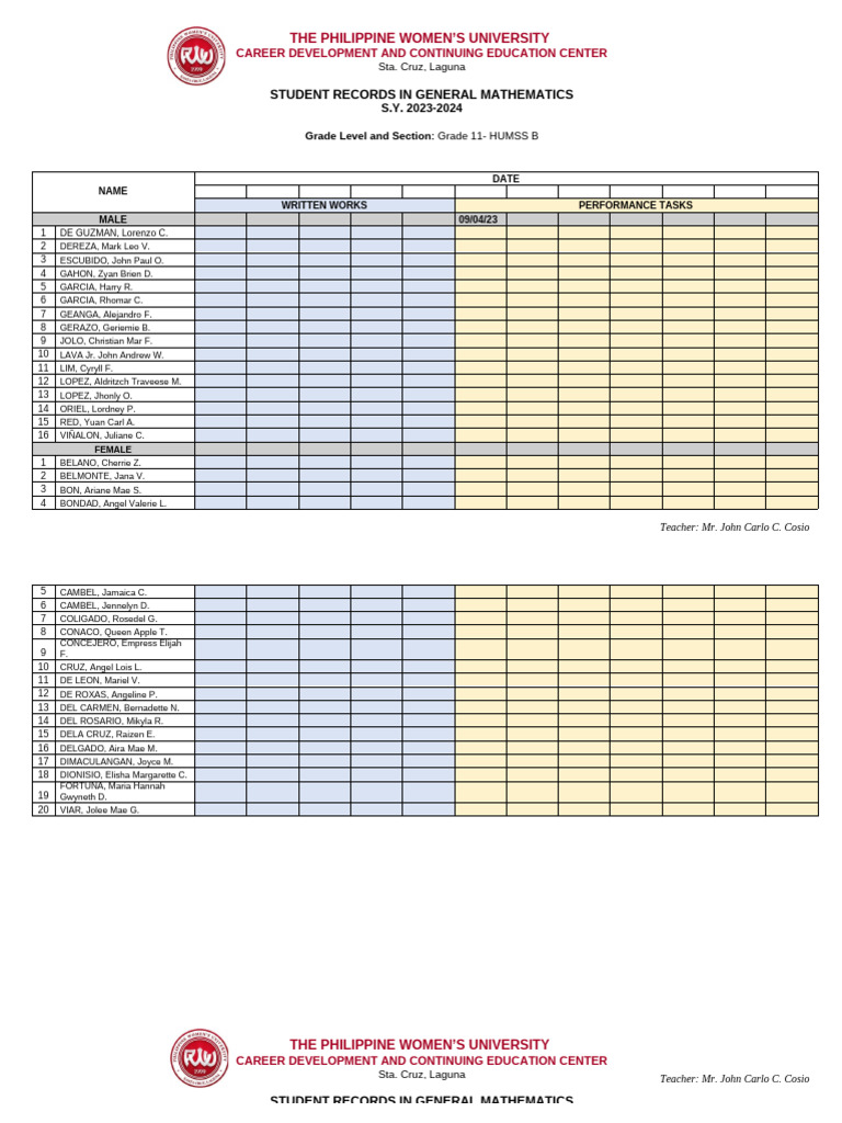 11 He 2c Students Attendance Monitoring Tool | PDF