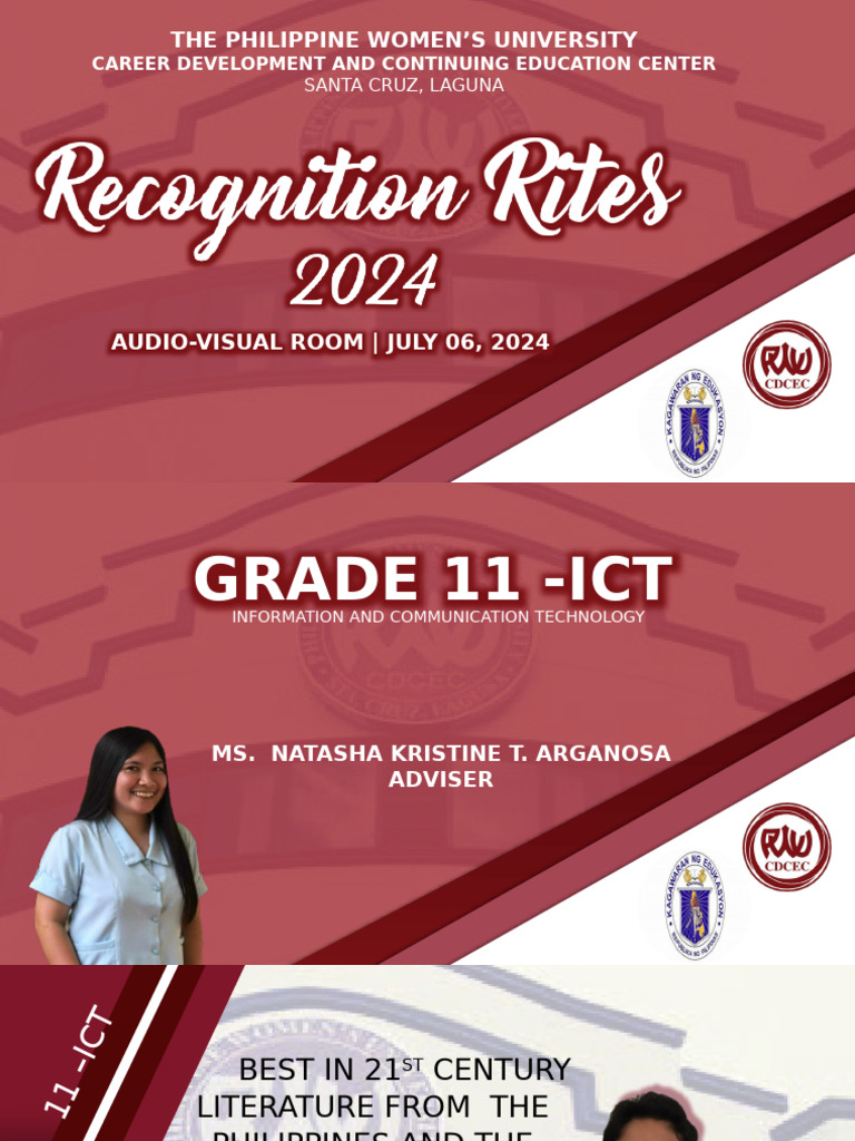 11 Ict Recognition Pdf Philippines Languages Of Southeast Asia