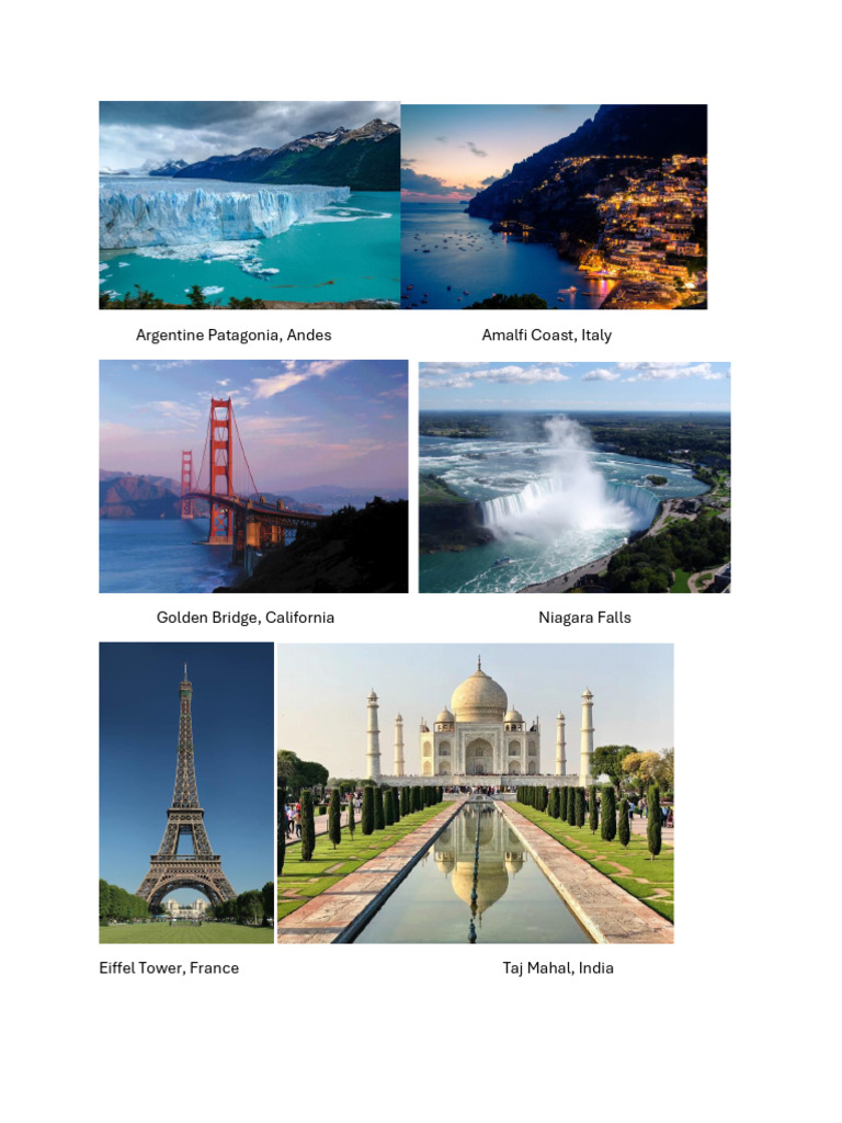 Places To Visit in The World | PDF