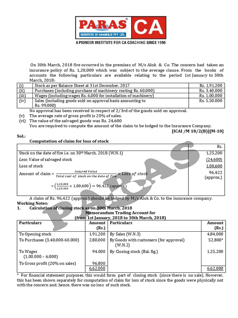 Insurance Claim Computation Guide | PDF | Revenue | Insurance
