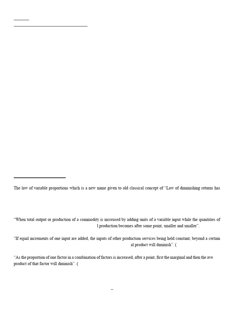 Unit II Mefa Material 1 | PDF | Production Function | Factors Of Production