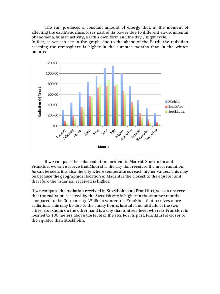 Radiation Comparison (Alex) | PDF | Earth | Radiation