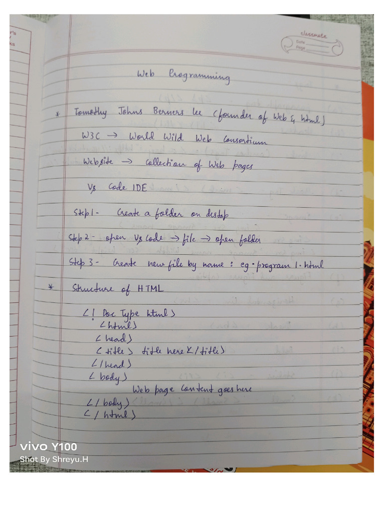 Web Programming Notes Vvce | PDF