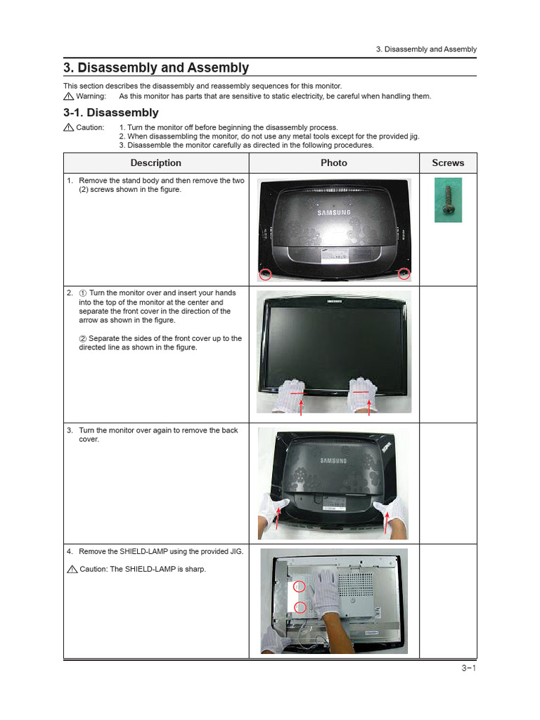 Disassembly & Reassembly | PDF