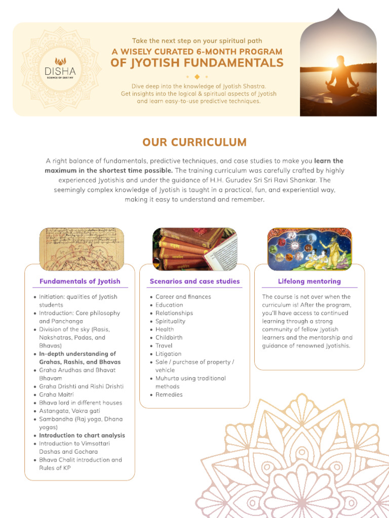 Jyotish Fundamentals Training | PDF