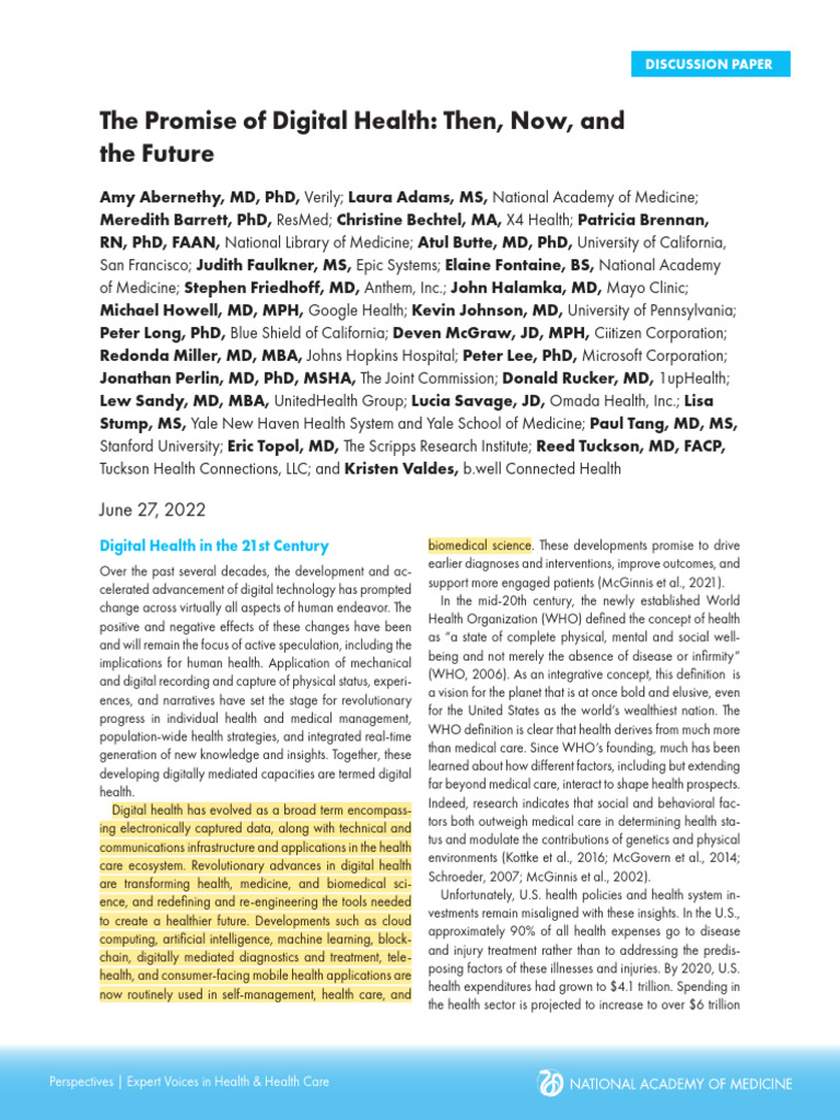 Highlighted DH | PDF | Electronic Health Record | Patient Safety