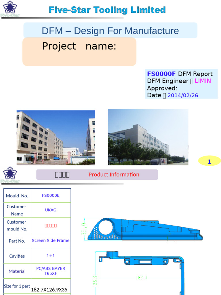 DFM Report for UKAG Mould FS0000E | PDF | Secondary Sector Of The ...