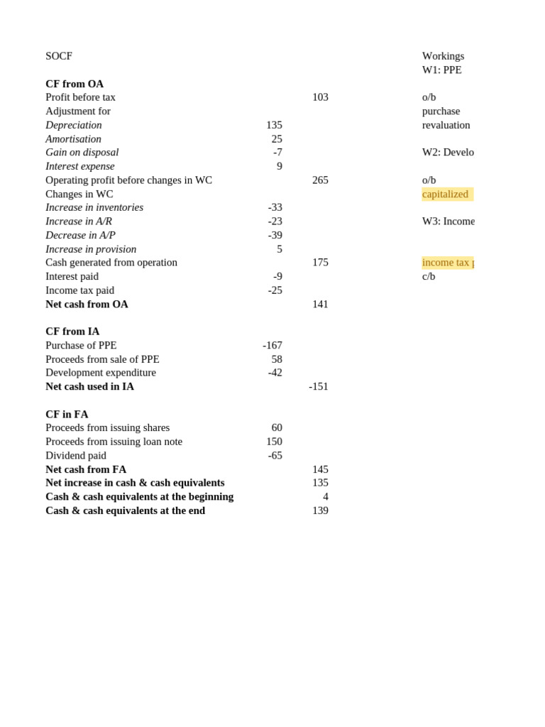 Lecture Example CF | PDF