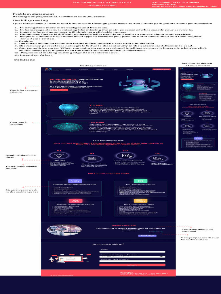 Polynomail - Ai Web Redesign | PDF