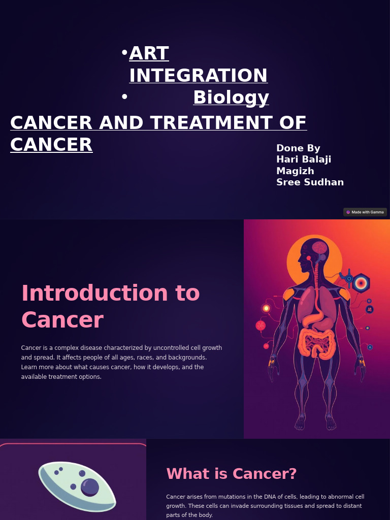 Introduction-to-Cancer | PDF | Cancer | Radiation Therapy