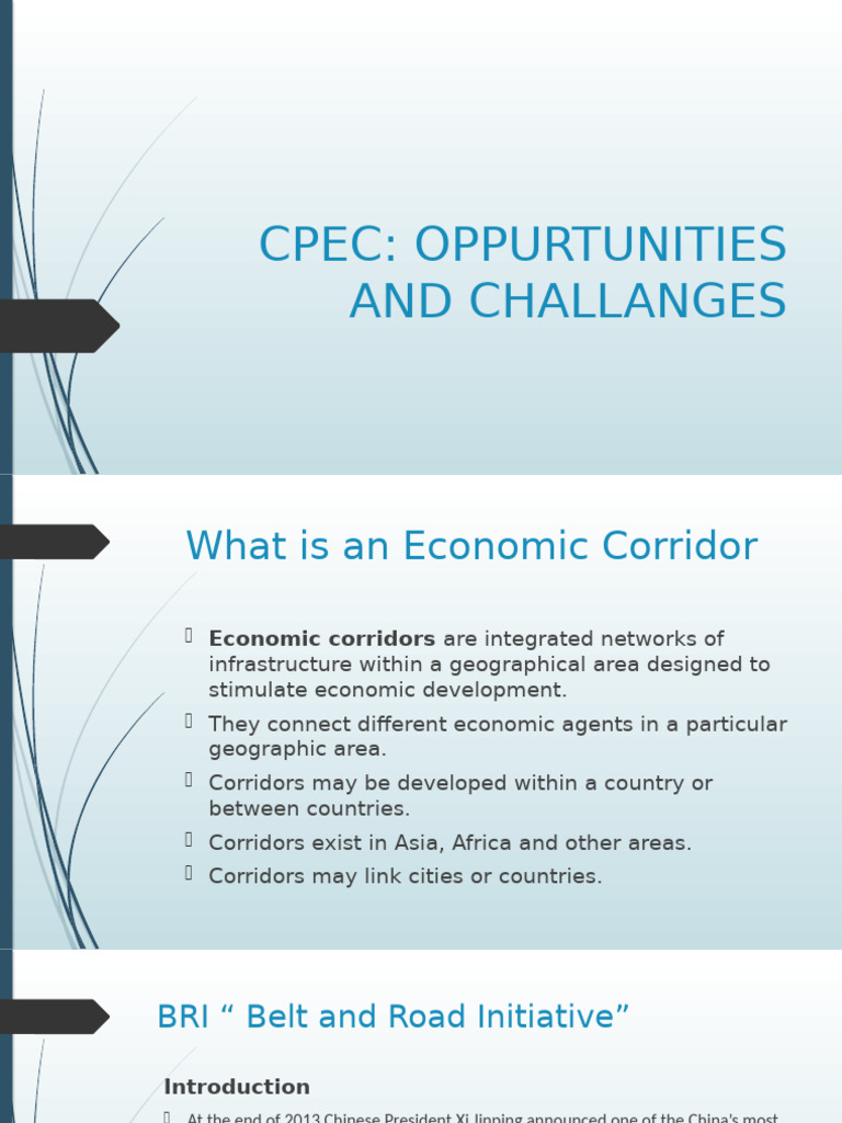 Cpec Power Point ( Final ) | PDF | Pakistan