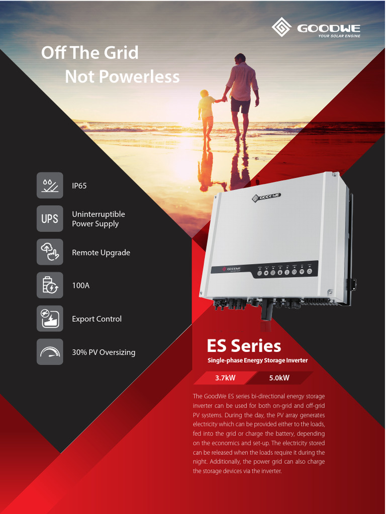 GoodWE GW3648 ES GW 5648 ES | PDF | Electrical Grid | Power Inverter