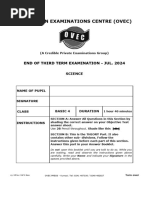 2025 BECE SCIENCE SAMPLE QUESTIONS | PDF | Chemical Bond | Ionic Bonding