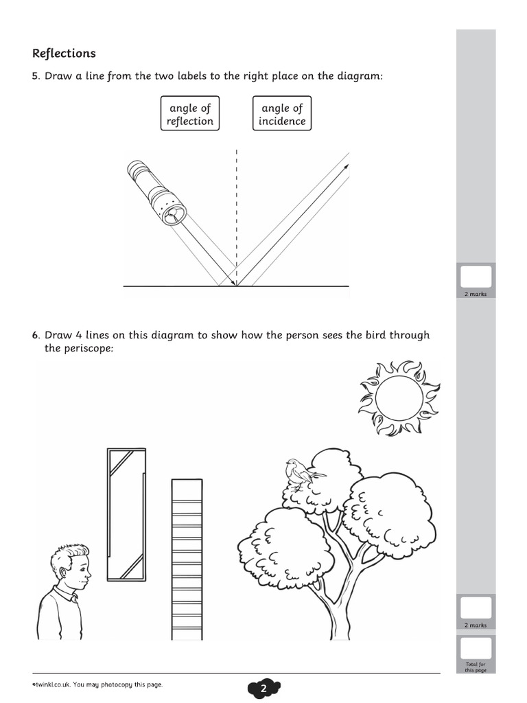 Reflection Test Q | PDF