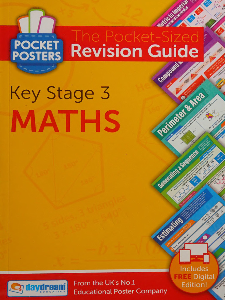 KS3 Maths - Pocket Posters - The Pocket-Sized Maths Revision ...