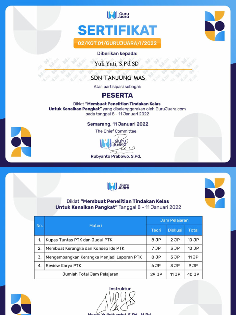 Yuli Yati, S.PD - SD NO.1 | PDF