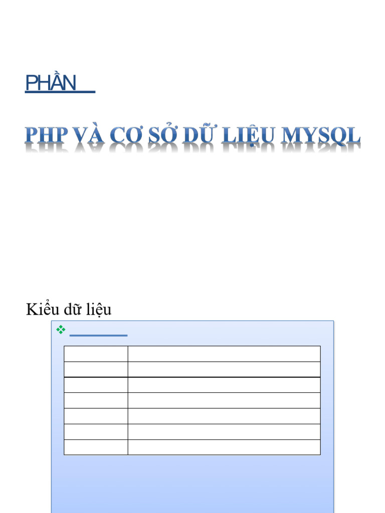 PHP 06 PHP Mysql | PDF