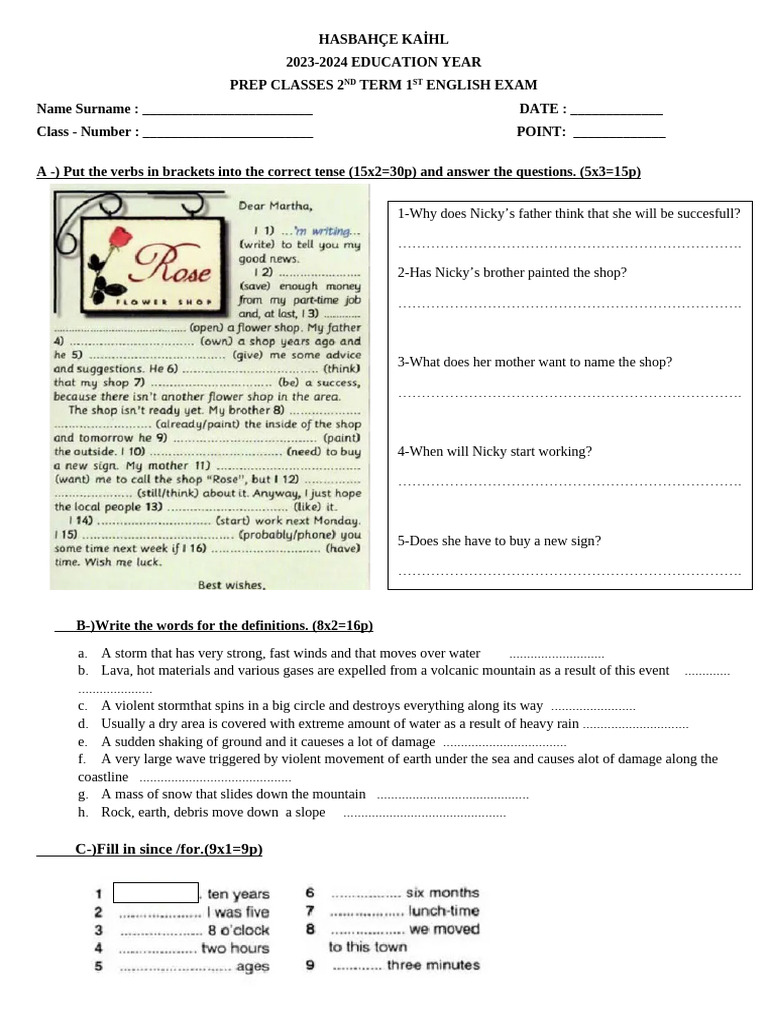 prep exam 2.1. exam | PDF | Earth Sciences