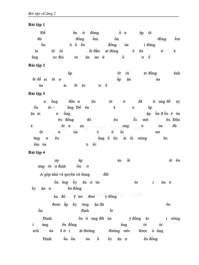 Luat-Kinh-Doanh - Cao-Thuy-Duong - Bai-Tap-Chuong-2 - (Cuuduongthancong - Com) | PDF