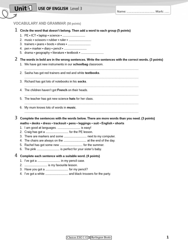 03Choices1_U1_L3 | PDF