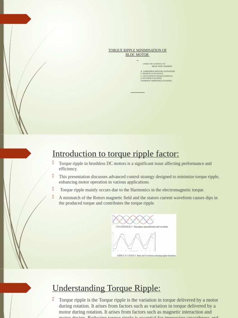review 1ppt (2) (2) | PDF | Electric Motor | Electrical Components