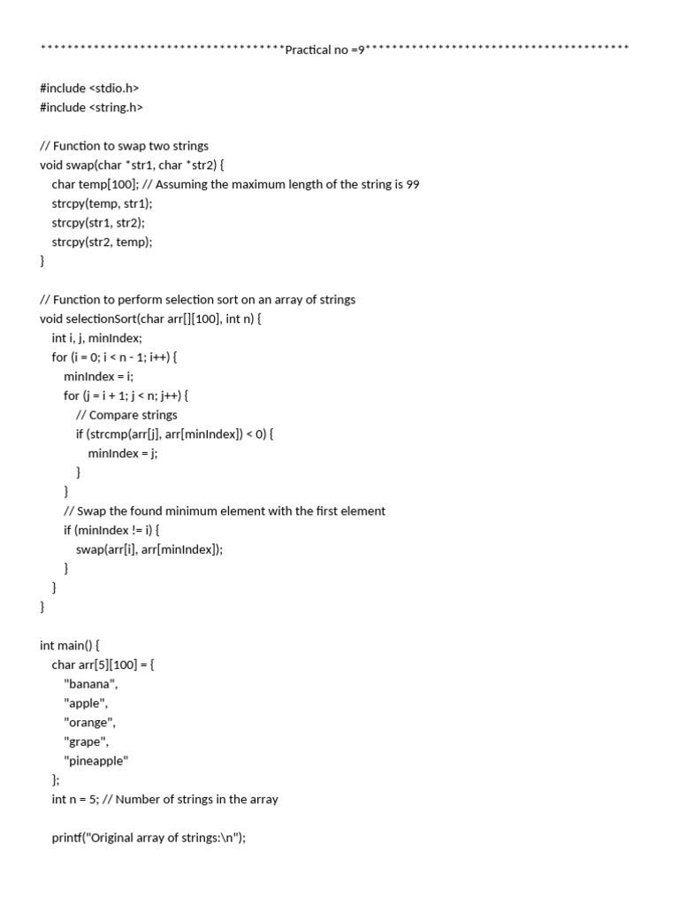 Pratical 9 DSU | PDF