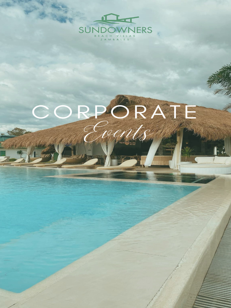 Corporate Event Packages and Villas | PDF | Meal | Cuisine