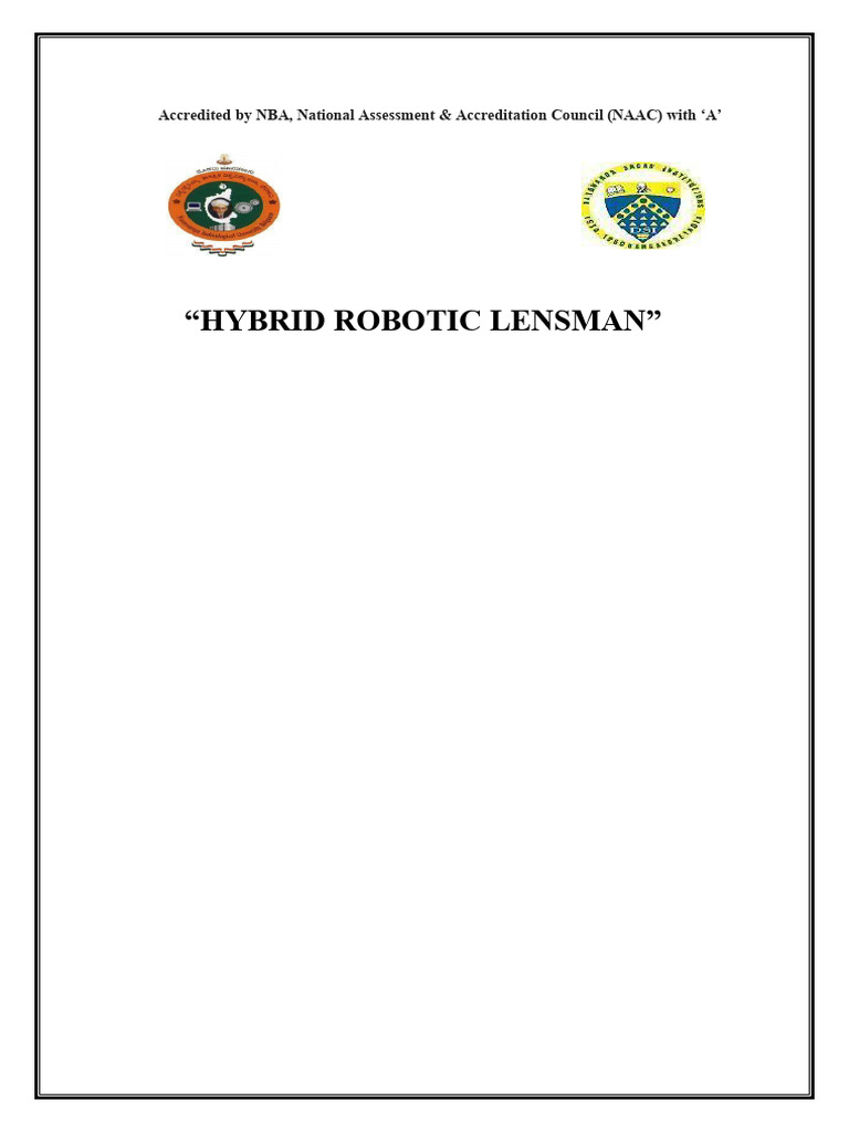 Hybrid_Project Report final | PDF | Computer Vision | Actuator