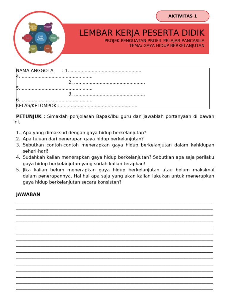 LKPD P5 | PDF | Bisnis