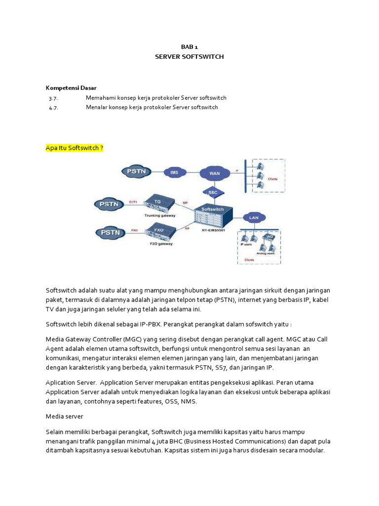 Server Softswitch | PDF