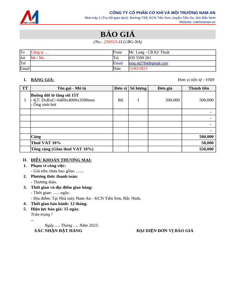 BG. Form Thiet Bi | PDF